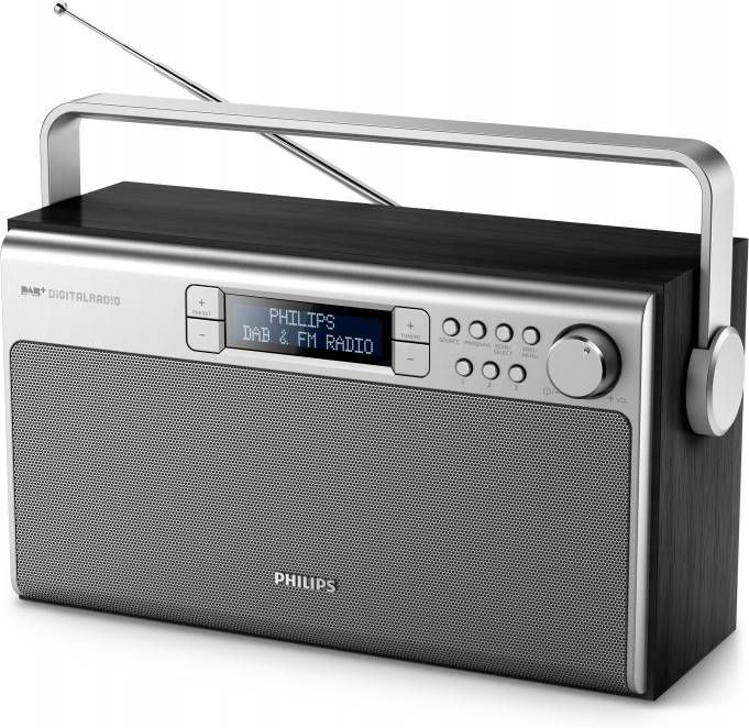 Philips AE5020 Draagbare DAB+ radio Zwart/Zilver - Dewaterkokershop.nl